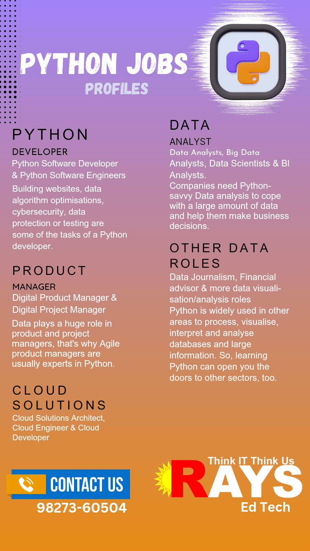 Rays Technologies on LinkedIn: #python #automation #javascript #java # ... Rays Technologies on LinkedIn: #python #automation #javascript #java # ...