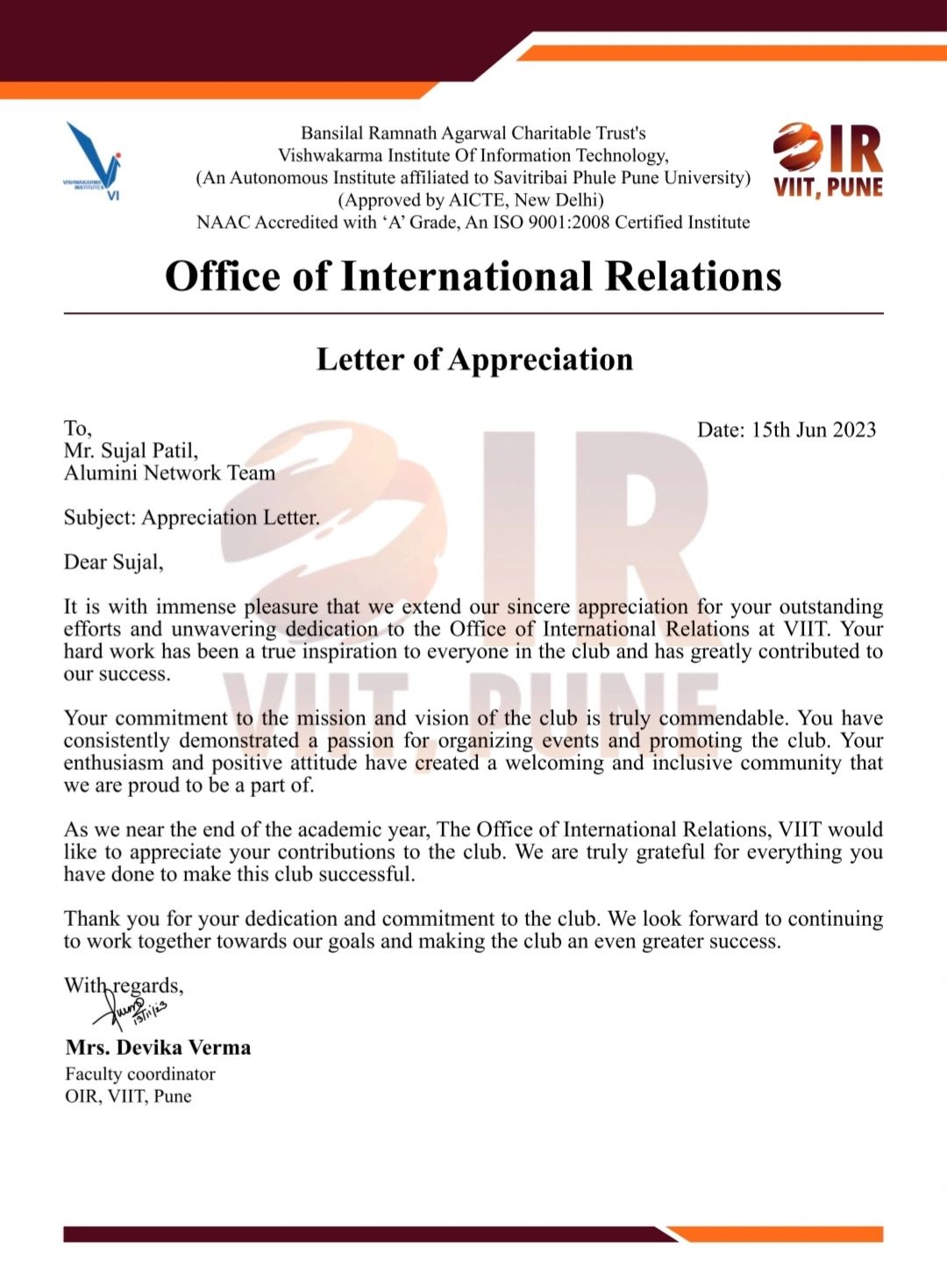 Sujal Patil on LinkedIn: I am writing to express my heartfelt gratitude ... Sujal Patil on LinkedIn: I am writing to express my heartfelt gratitude ...