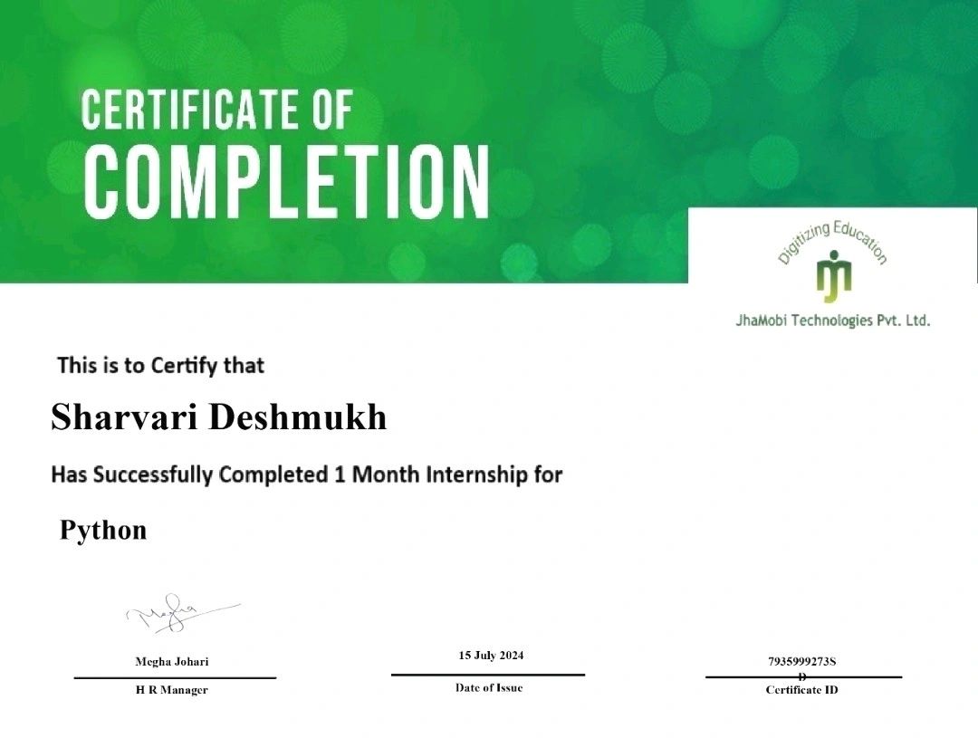 Sharvari Deshmukh on LinkedIn: #python #learning #programming # ... Sharvari Deshmukh on LinkedIn: #python #learning #programming # ...