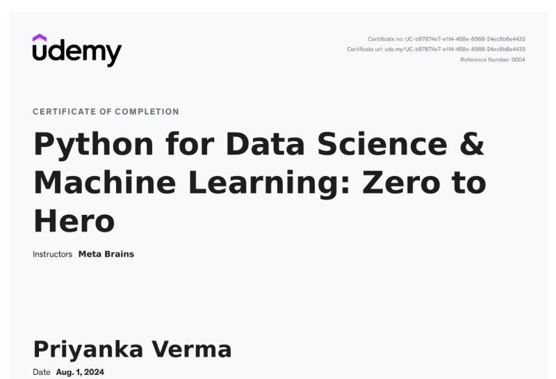 Priyanka Verma on LinkedIn: #python #datascience #machinelearning # ... Priyanka Verma on LinkedIn: #python #datascience #machinelearning # ...