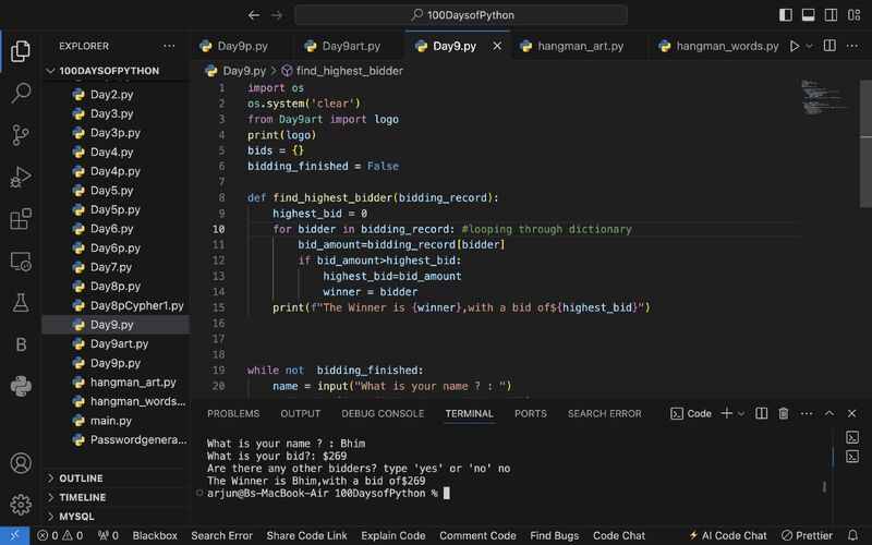 Arjun Budda on LinkedIn: #100daysofpython #100daysofpython #python # ... Arjun Budda on LinkedIn: #100daysofpython #100daysofpython #python # ...
