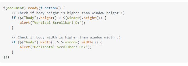 Rafi Ali on LinkedIn: Detect if a page has a vertical scrollbar? Rafi Ali on LinkedIn: Detect if a page has a vertical scrollbar?