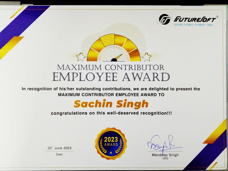 Sachin Singh on LinkedIn: #maximumcontributor #gratitude #teamwork # ... Sachin Singh on LinkedIn: #maximumcontributor #gratitude #teamwork # ...