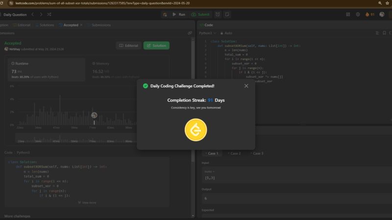 Nirbhay Rajodiya on LinkedIn: #leetcode #100daysofcode #day76 Nirbhay Rajodiya on LinkedIn: #leetcode #100daysofcode #day76
