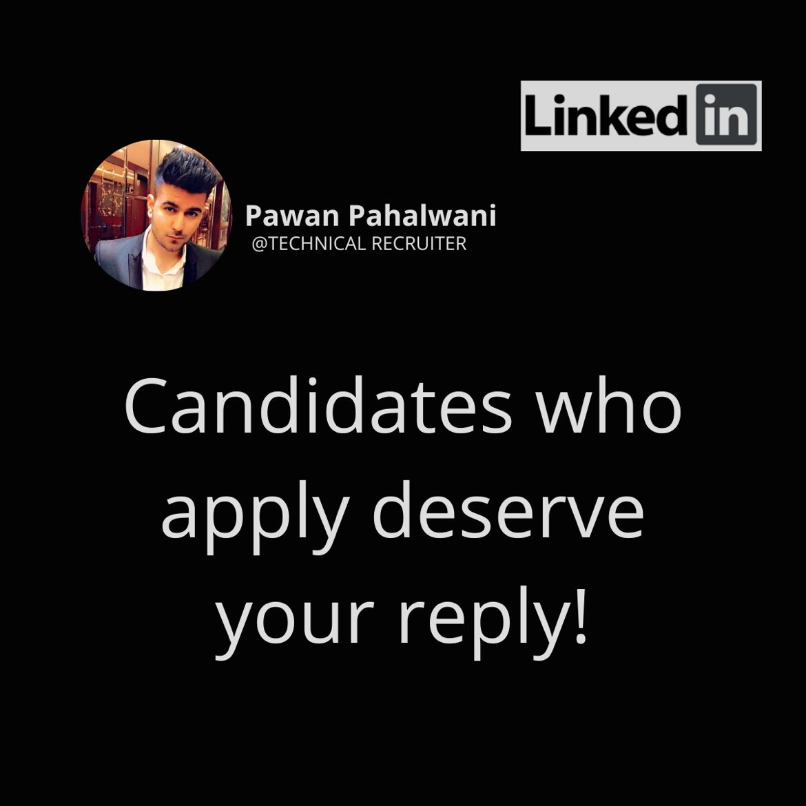 Pawan Pahalwani on LinkedIn: Agree? Pawan Pahalwani on LinkedIn: Agree?