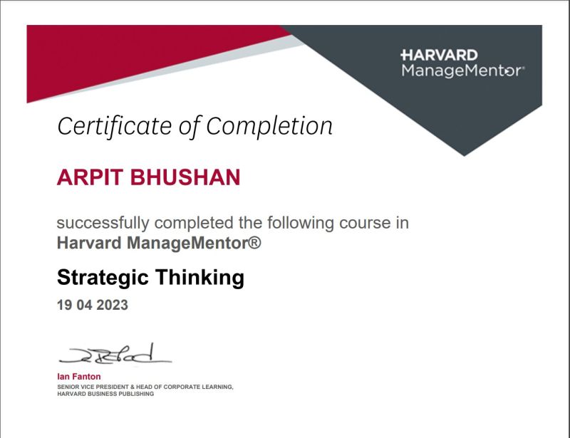 Arpit Bhushan on LinkedIn: #harvardmanagementor #harvardbusinessreview ... Arpit Bhushan on LinkedIn: #harvardmanagementor #harvardbusinessreview ...