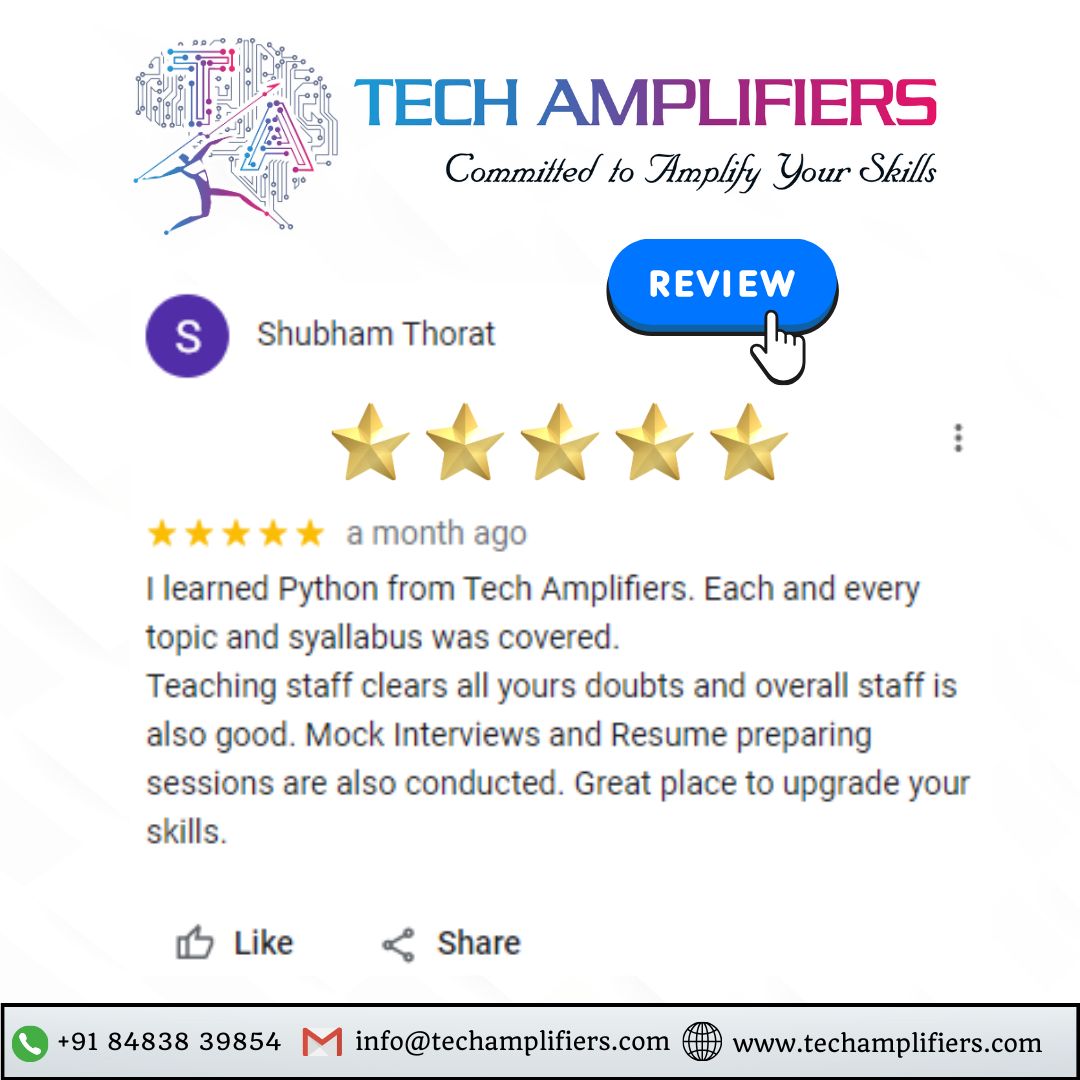 Tech Amplifiers on LinkedIn: #techamplifiers #review #react #angular # ... Tech Amplifiers on LinkedIn: #techamplifiers #review #react #angular # ...