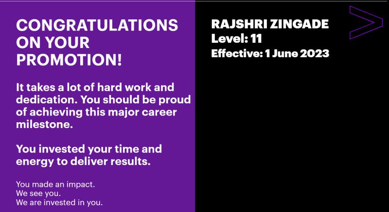 Rajshri Zingade on LinkedIn: #accenture #accentureindia #accenturecareers Rajshri Zingade on LinkedIn: #accenture #accentureindia #accenturecareers