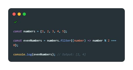 Evangelos Tsopanos on LinkedIn: Good Practice: Filtering Arrays with ... Evangelos Tsopanos on LinkedIn: Good Practice: Filtering Arrays with ...