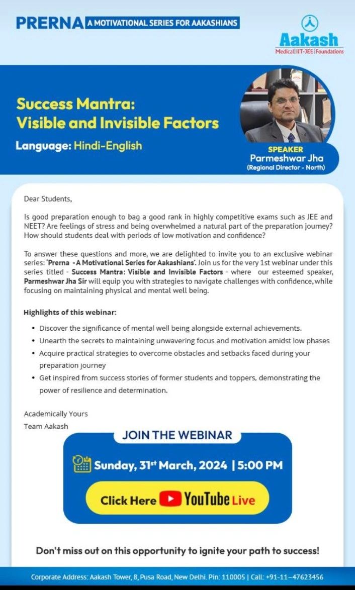 Abhishek Singh Rathore on LinkedIn: Topic: “Success Mantra – Visible ... Abhishek Singh Rathore on LinkedIn: Topic: “Success Mantra – Visible ...