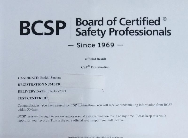 ESAKKI MUTHU. M.E (HSE) , CSP, CMIOSH. on LinkedIn: I'm thrilled to ... ESAKKI MUTHU. M.E (HSE) , CSP, CMIOSH. on LinkedIn: I'm thrilled to ...