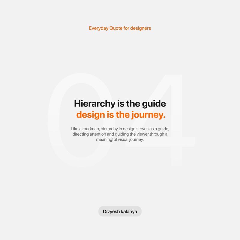 Divyesh Kalariya on LinkedIn: hierarchy isn't just a principle; it's ... Divyesh Kalariya on LinkedIn: hierarchy isn't just a principle; it's ...