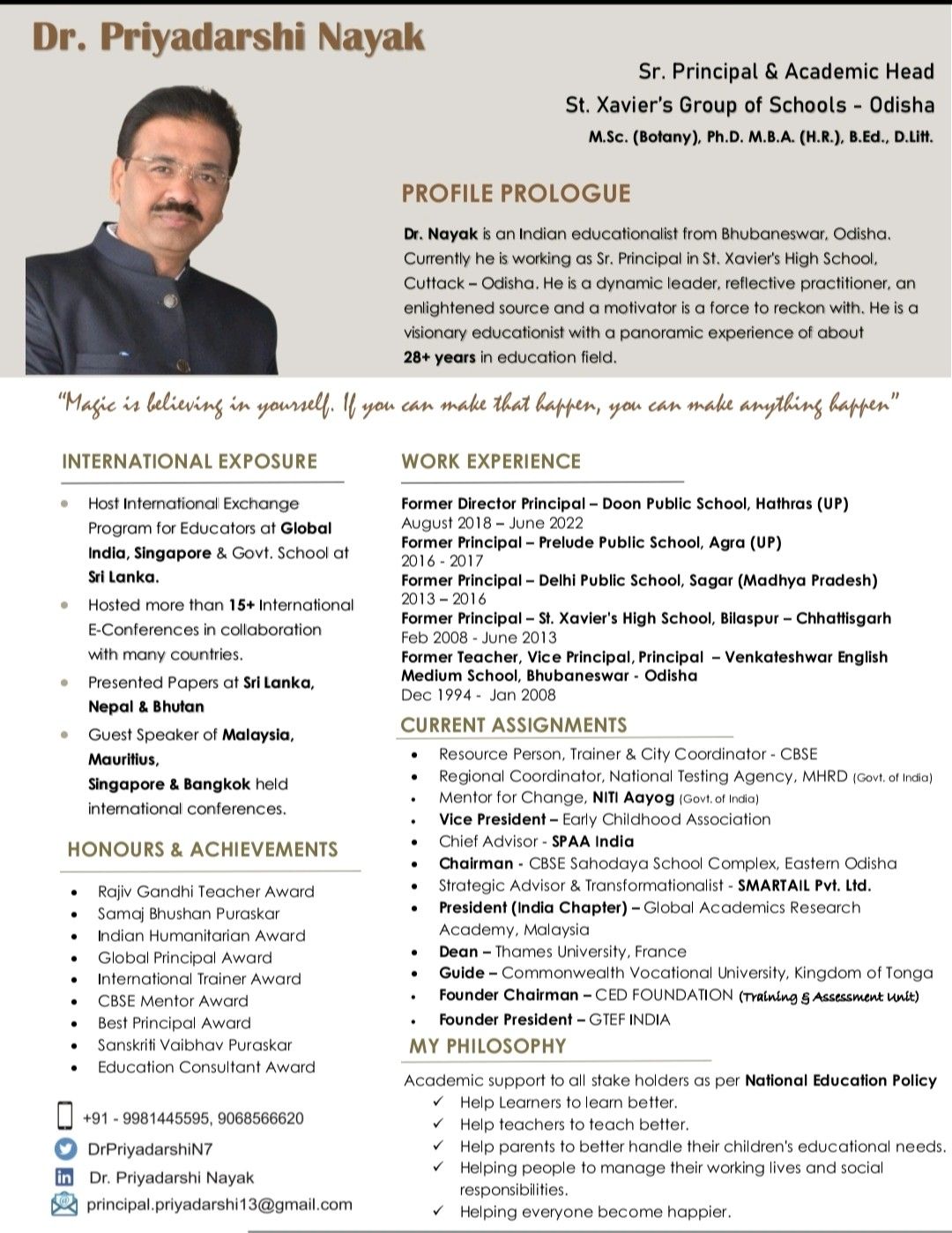 DR. PRIYADARSHI NAYAK on LinkedIn: Working with St Xavier's Group of ... DR. PRIYADARSHI NAYAK on LinkedIn: Working with St Xavier's Group of ...