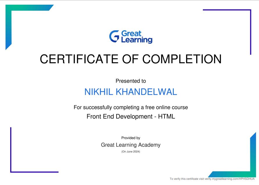 Nikhil Khandelwal on LinkedIn: #greatlearningacademy #greatlearning # ... Nikhil Khandelwal on LinkedIn: #greatlearningacademy #greatlearning # ...