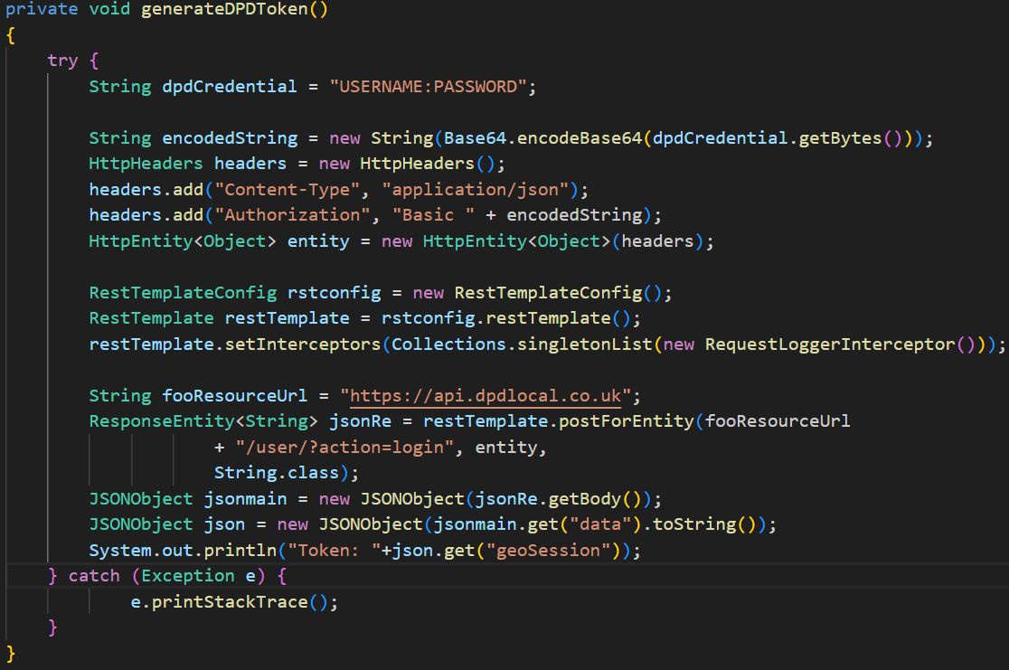 Harshad Chotaliya on LinkedIn: #java #apiintegration #dpdlocal # ... Harshad Chotaliya on LinkedIn: #java #apiintegration #dpdlocal # ...