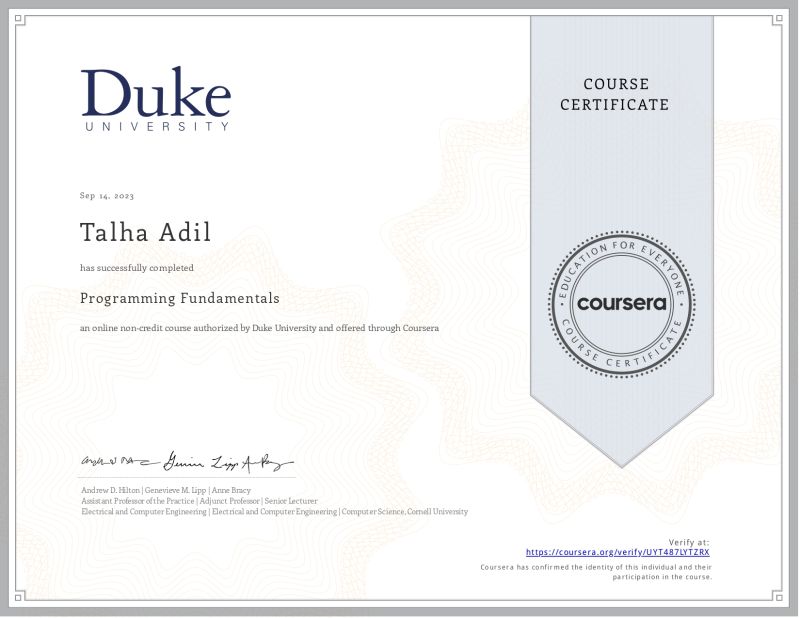 Muhammad Talha Adil on LinkedIn: #coding #coursera #cprogramming # ... Muhammad Talha Adil on LinkedIn: #coding #coursera #cprogramming # ...