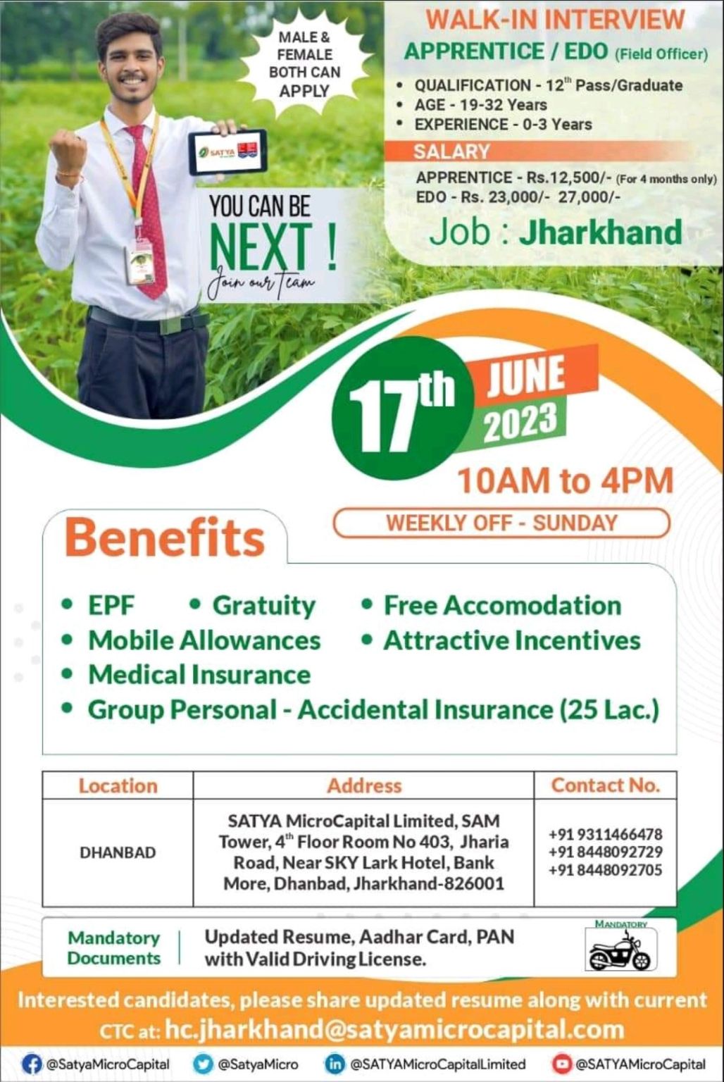 HR Sumit Jha on LinkedIn: #hiring #dhanbad HR Sumit Jha on LinkedIn: #hiring #dhanbad