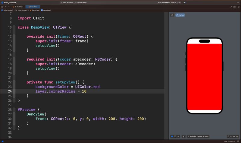 Pedro Rojas on LinkedIn: Using a UIView in Preview Macro from Xcode 15 👇🏻 Pedro Rojas on LinkedIn: Using a UIView in Preview Macro from Xcode 15 👇🏻