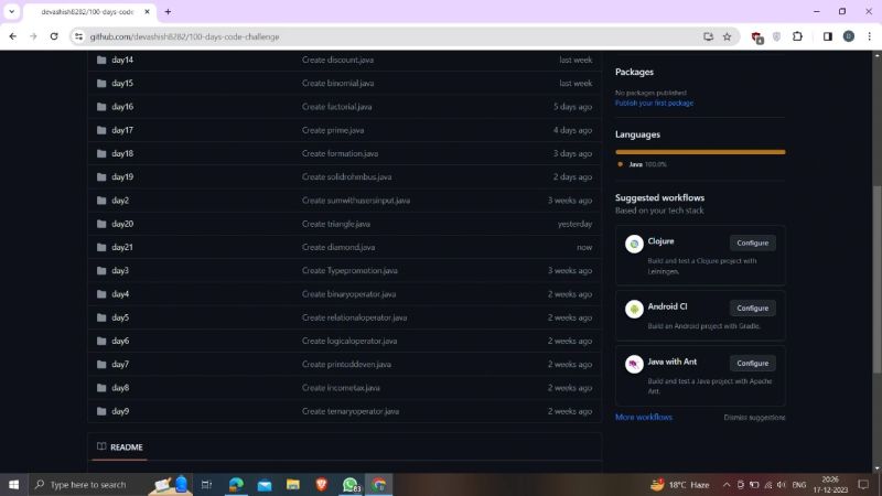 Devashish Patil on LinkedIn: #100daysofcode #java #dsa #codenewbie # ... Devashish Patil on LinkedIn: #100daysofcode #java #dsa #codenewbie # ...
