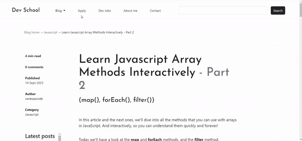 Vanesa J. on LinkedIn: #100daysofcode #javascript #array #methods #map ... Vanesa J. on LinkedIn: #100daysofcode #javascript #array #methods #map ...
