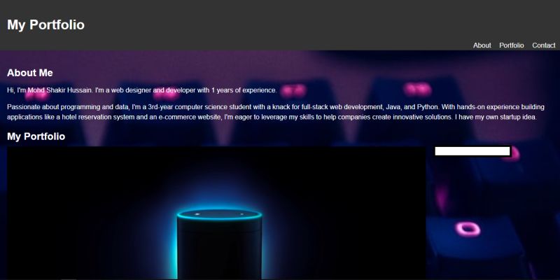 Shakir H. on LinkedIn: #html #css #javascript #portfoliowebsite # ... Shakir H. on LinkedIn: #html #css #javascript #portfoliowebsite # ...