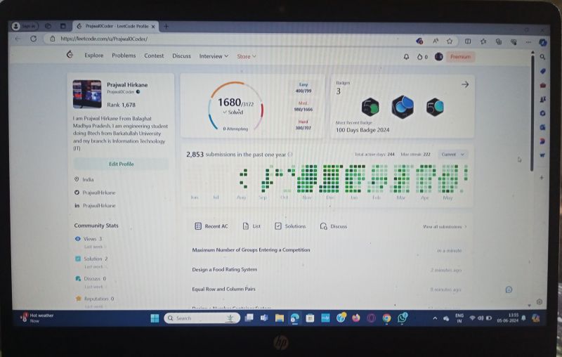 Prajwal Hirkane on LinkedIn: #365daychallenge #leetcode #dailycoding # ... Prajwal Hirkane on LinkedIn: #365daychallenge #leetcode #dailycoding # ...