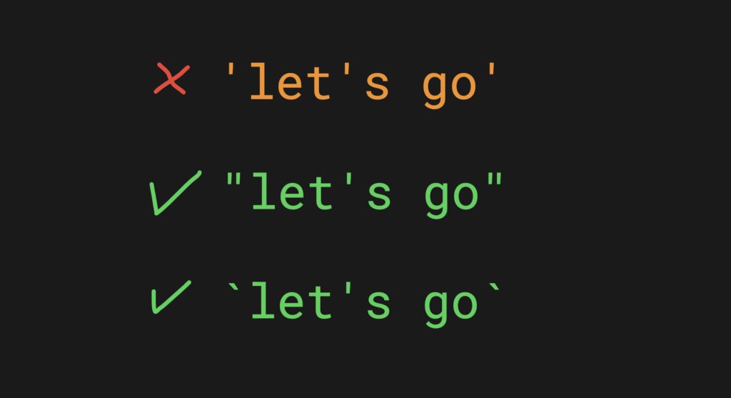 Iqra Shahzad on LinkedIn: Double Quotes vs Single Quotes in JavaScript 👩💻 Iqra Shahzad on LinkedIn: Double Quotes vs Single Quotes in JavaScript 👩💻