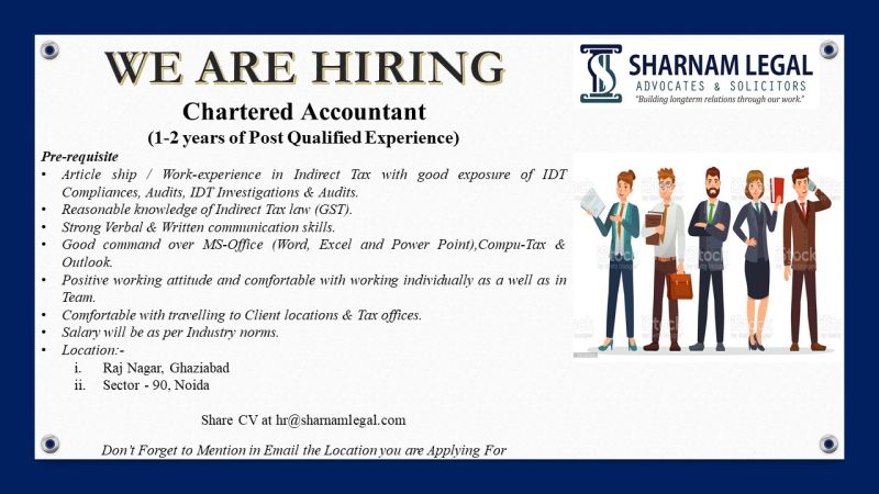 Prateek Gupta on LinkedIn: #gst #hiring #idt #ca #charteredaccountant Prateek Gupta on LinkedIn: #gst #hiring #idt #ca #charteredaccountant
