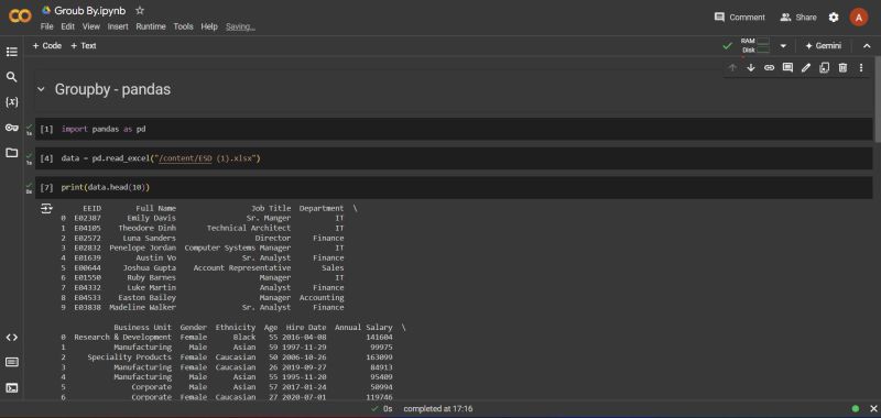 Mohammad Sameer Ansari on LinkedIn: GroupBy in Pandas - Python Mohammad Sameer Ansari on LinkedIn: GroupBy in Pandas - Python