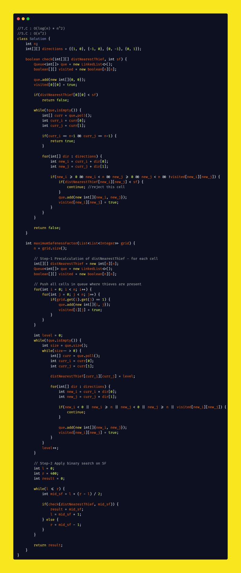 Akshar Bhesaniya on LinkedIn: #leetcode #java #bfs #binarysearch #grid ... Akshar Bhesaniya on LinkedIn: #leetcode #java #bfs #binarysearch #grid ...