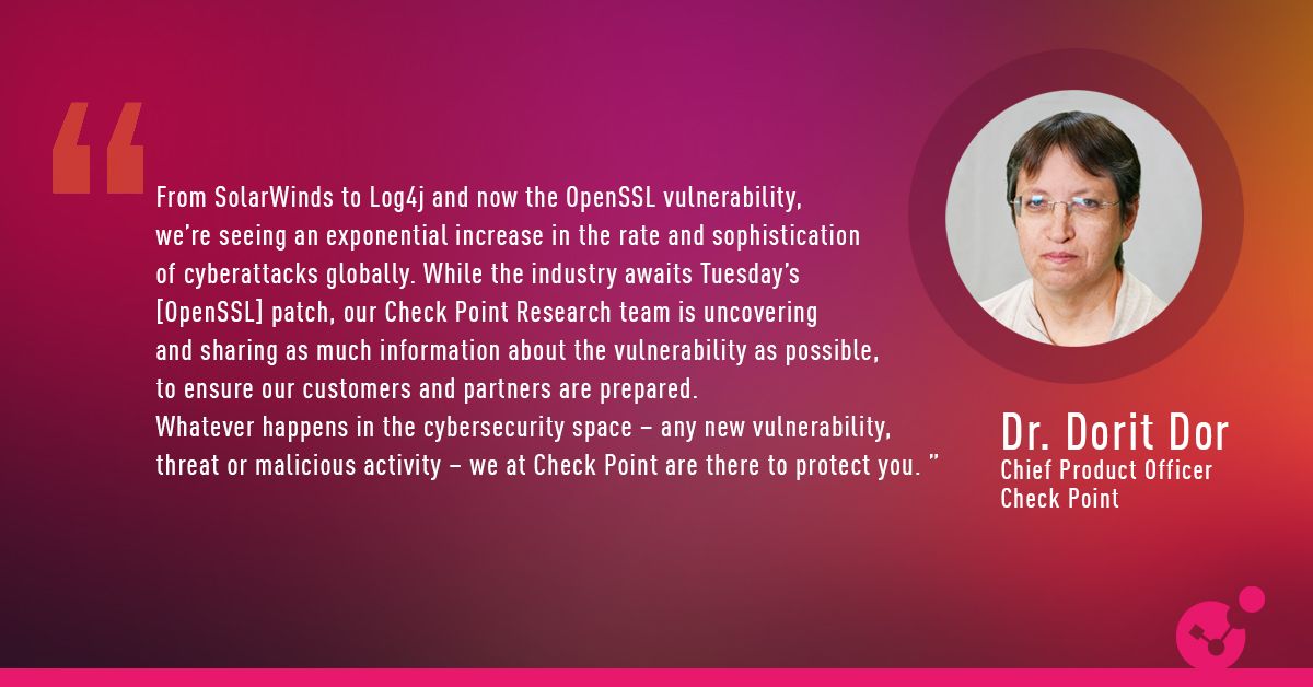 Check Point Software on LinkedIn: OpenSSL Critical Vulnerability ... Check Point Software on LinkedIn: OpenSSL Critical Vulnerability ...