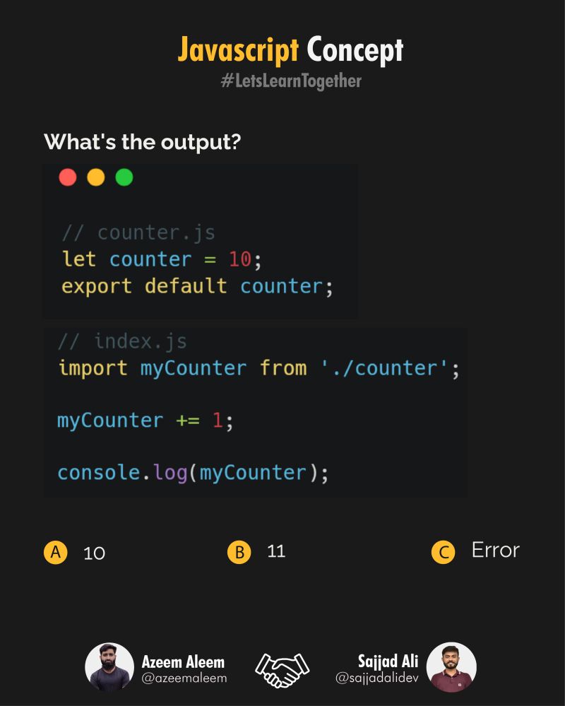 Azeem Aleem on LinkedIn: #javascript #community #coding #programming # ... Azeem Aleem on LinkedIn: #javascript #community #coding #programming # ...