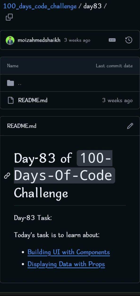 Moiz Ahmed on LinkedIn: #100_days_of_coding_challenge #100daysofcode ... Moiz Ahmed on LinkedIn: #100_days_of_coding_challenge #100daysofcode ...