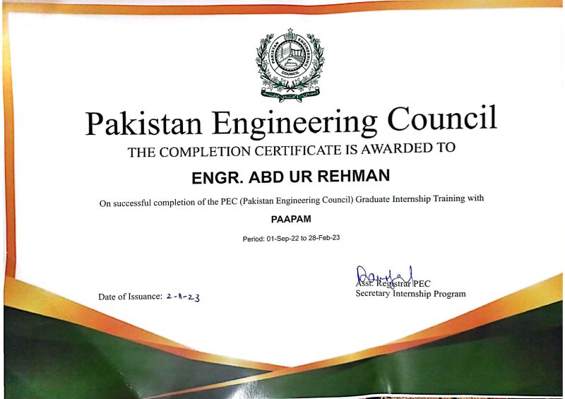 Engr Abdur-Rehman Awan on LinkedIn: Pakistan Engineering Council On The ... Engr Abdur-Rehman Awan on LinkedIn: Pakistan Engineering Council On The ...