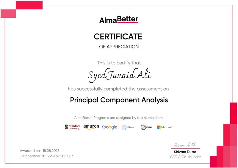 Syed Junaid Ali on LinkedIn: I’m happy to share that I’ve obtained a ... Syed Junaid Ali on LinkedIn: I’m happy to share that I’ve obtained a ...