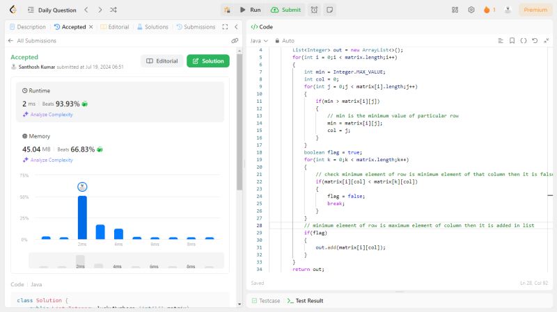 Santhosh Kumar S on LinkedIn: #java #leetcode #coding #problemsolving # ... Santhosh Kumar S on LinkedIn: #java #leetcode #coding #problemsolving # ...