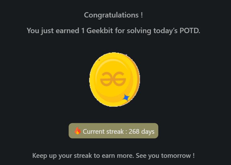 Pradeep Suryavanshi on LinkedIn: #geeksforgeeks #codingchallenge #cpp # ... Pradeep Suryavanshi on LinkedIn: #geeksforgeeks #codingchallenge #cpp # ...