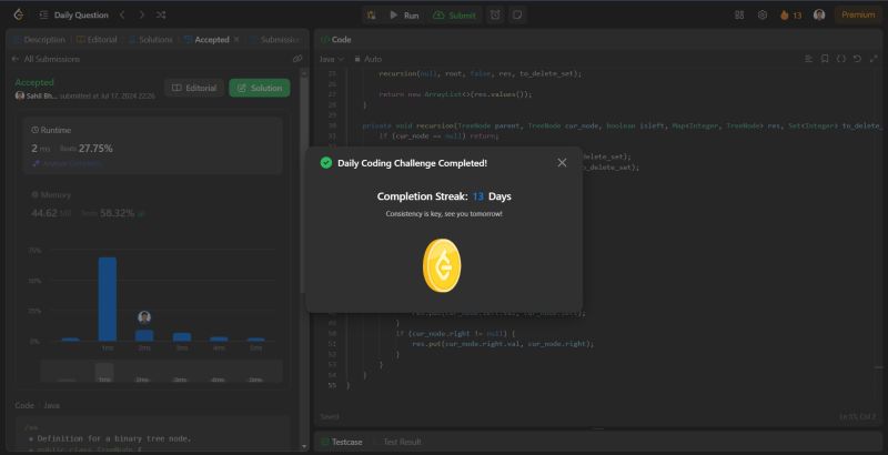 Sahil Bhosale on LinkedIn: #day47 #100daysofcode #leetcode #programming ... Sahil Bhosale on LinkedIn: #day47 #100daysofcode #leetcode #programming ...