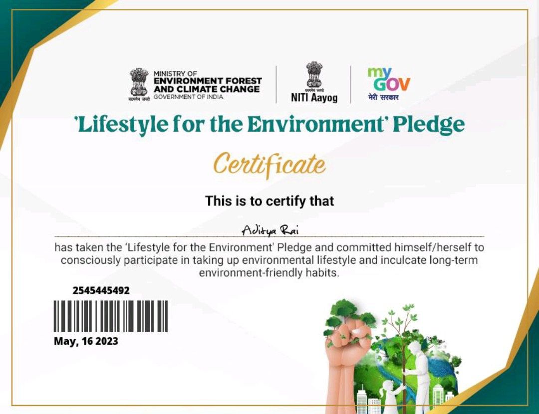 Aditya Rai on LinkedIn: #environment Aditya Rai on LinkedIn: #environment