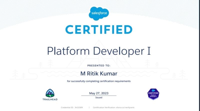 M Ritik Kumar on LinkedIn: #developer #salesforce M Ritik Kumar on LinkedIn: #developer #salesforce