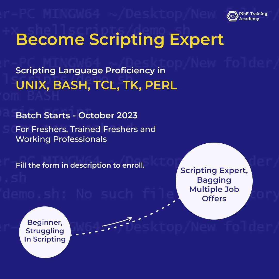 PinE Training Academy of VLSI & Embedded on LinkedIn: #scripting # ... PinE Training Academy of VLSI & Embedded on LinkedIn: #scripting # ...