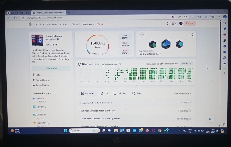 Prajwal Hirkane on LinkedIn: #365daychallenge #leetcode #dailycoding # ... Prajwal Hirkane on LinkedIn: #365daychallenge #leetcode #dailycoding # ...