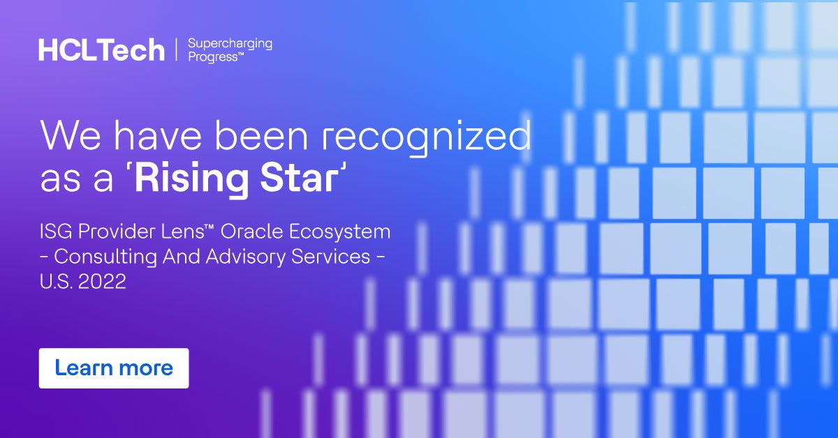 Gail Bernard PMP on LinkedIn: HCLTech Recognized as Rising Star In ISG ... Gail Bernard PMP on LinkedIn: HCLTech Recognized as Rising Star In ISG ...