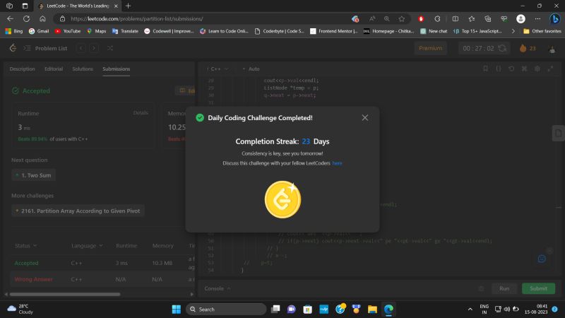 Parag Sharma on LinkedIn: #leetcode #leetcodestreak #leetcode2023 # ... Parag Sharma on LinkedIn: #leetcode #leetcodestreak #leetcode2023 # ...