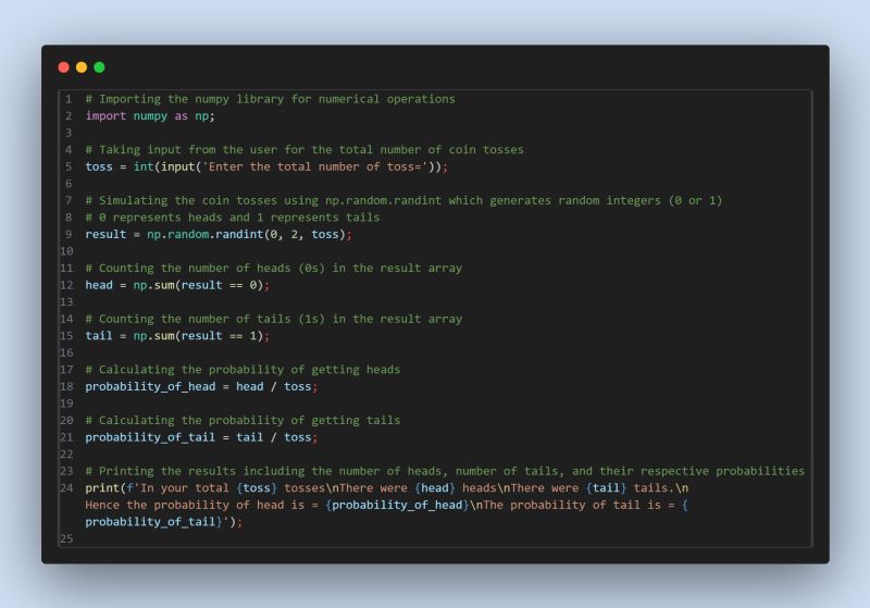 How to implement randint and sum functions for coin tosses | Aadit ... How to implement randint and sum functions for coin tosses | Aadit ...