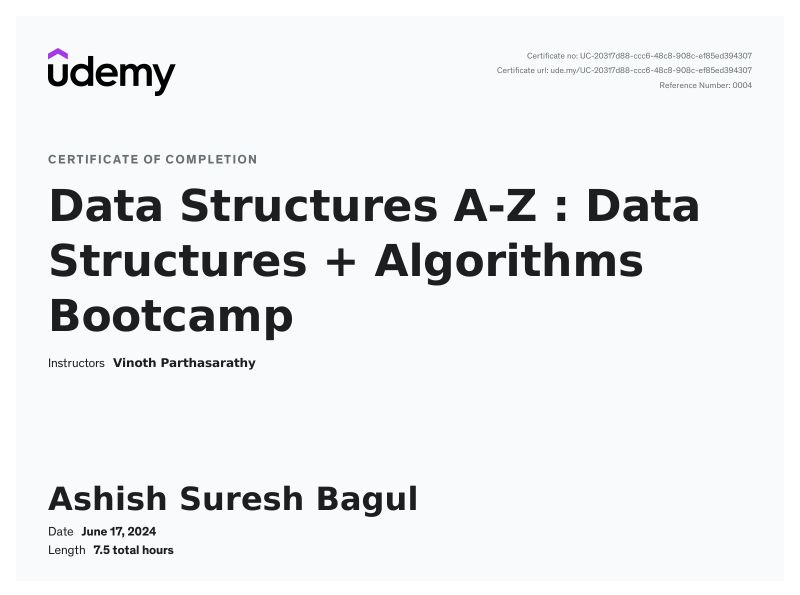 Ashish Bagul on LinkedIn: #datastructures #dsa #algorithms # ... Ashish Bagul on LinkedIn: #datastructures #dsa #algorithms # ...