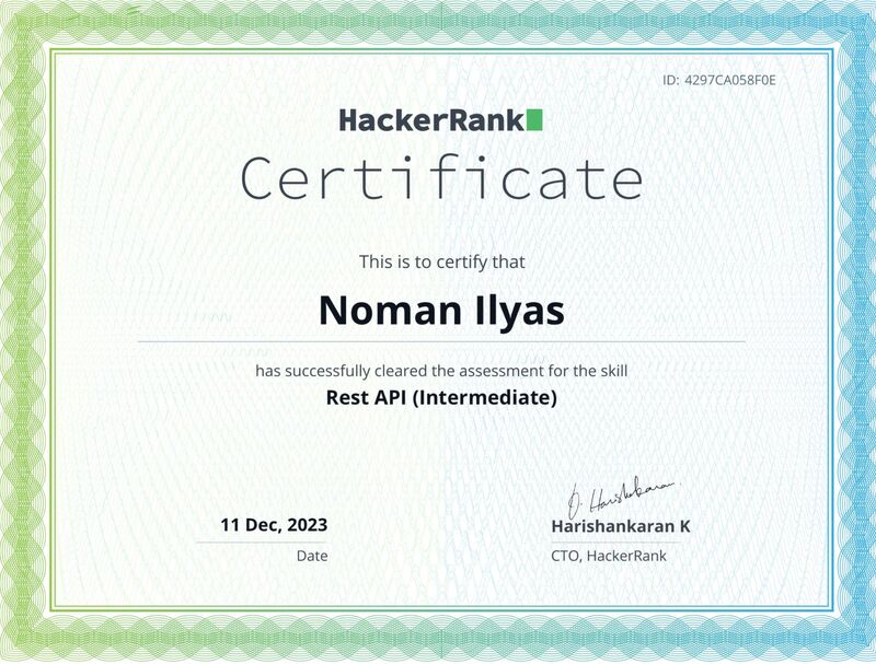 Nauman Ilyas on LinkedIn: #restapi #certification #webdevelopment # ... Nauman Ilyas on LinkedIn: #restapi #certification #webdevelopment # ...