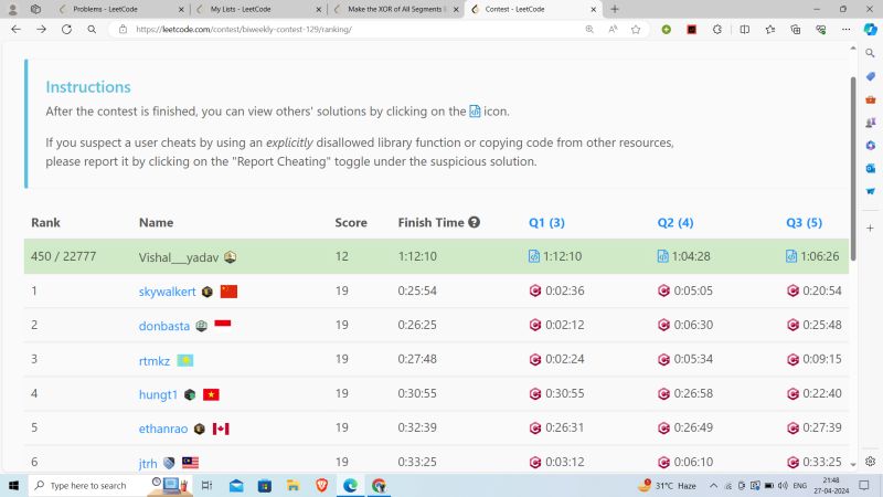 Vishal Kumar on LinkedIn: #leetcode #leetcode #leetcodecontest # ... Vishal Kumar on LinkedIn: #leetcode #leetcode #leetcodecontest # ...