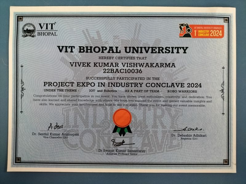 Vivek Kumar Vishwakarma on LinkedIn: #iot #robotics #iot #robotics # ... Vivek Kumar Vishwakarma on LinkedIn: #iot #robotics #iot #robotics # ...