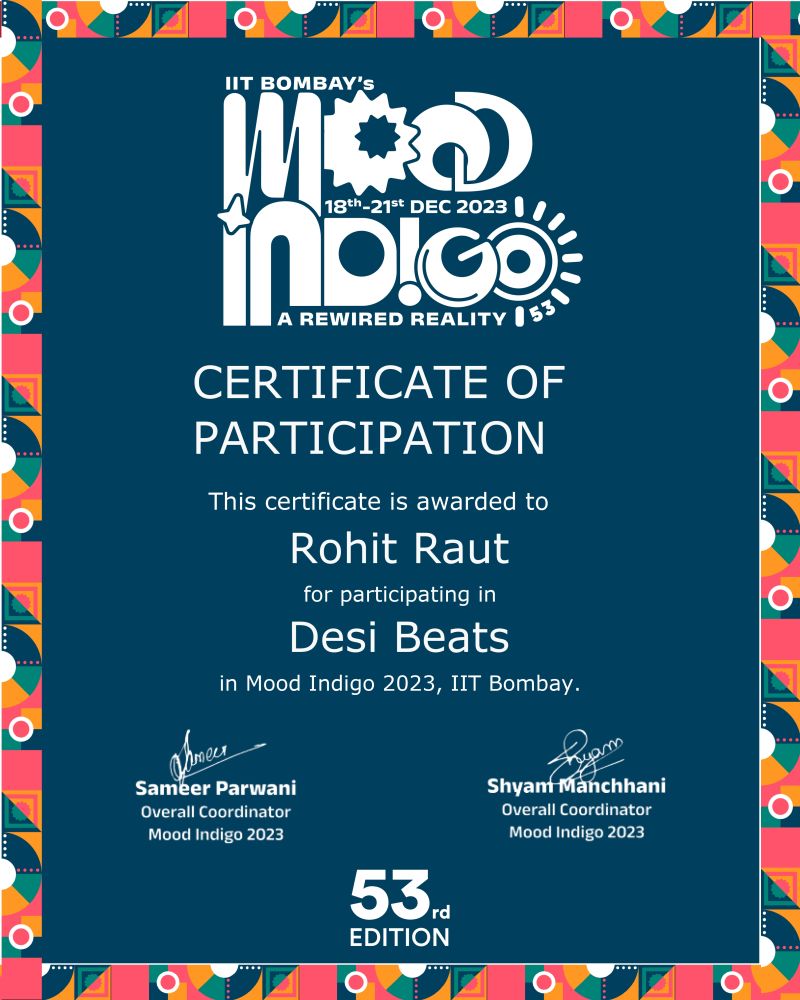 Rohit Raut on LinkedIn: #moodindigo #dance #success #iitbombay Rohit Raut on LinkedIn: #moodindigo #dance #success #iitbombay